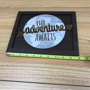 Wall Decor | The Adventure Awaits Wall Decor | Poshmark